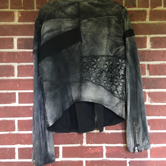 Black Swan | Jackets & Coats | Black Swan L Soft Black Stonewash Jacket ...
